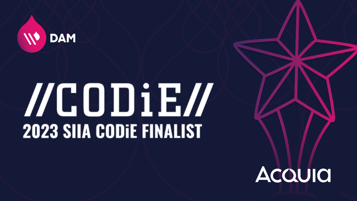 Acquia Named 2023 CODiE Award Finalist for Best DAM | Acquia